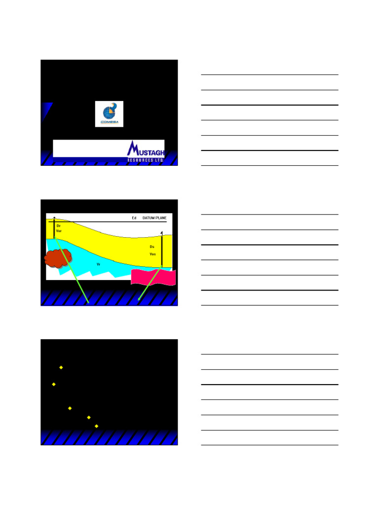Basic Processing 07 Surface Consistent Statics SP | PDF | Ecuaciones ...
