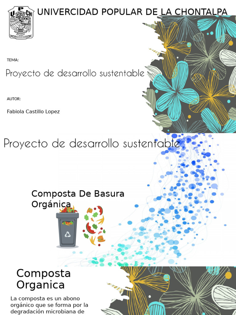 PROYECTO SUSTENTABLE ( COMPOSTA) (1) | PDF | Compost | Residuos