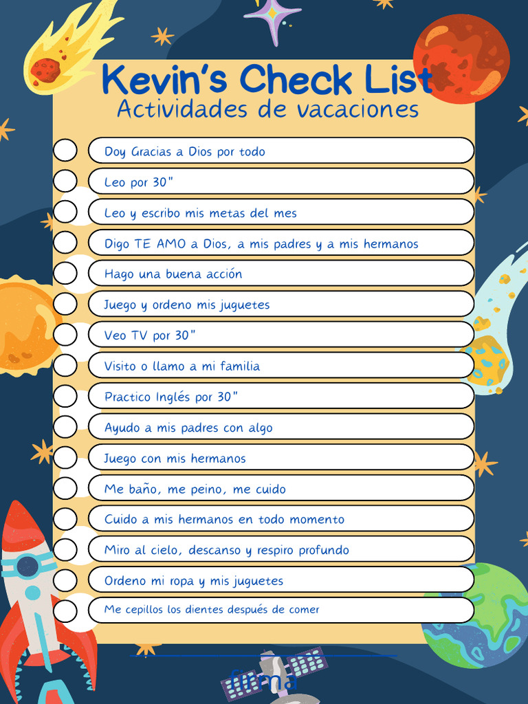 Cute Illustrated Outer Space Lesson Plan | PDF