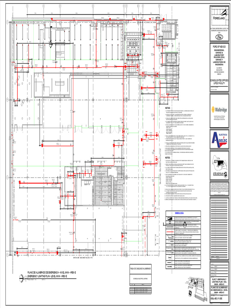 EGL-IE3-11-EE - ELECT- EMERGENCY LIGHTING PLAN - EGL MAIN - AREA E (1 ...