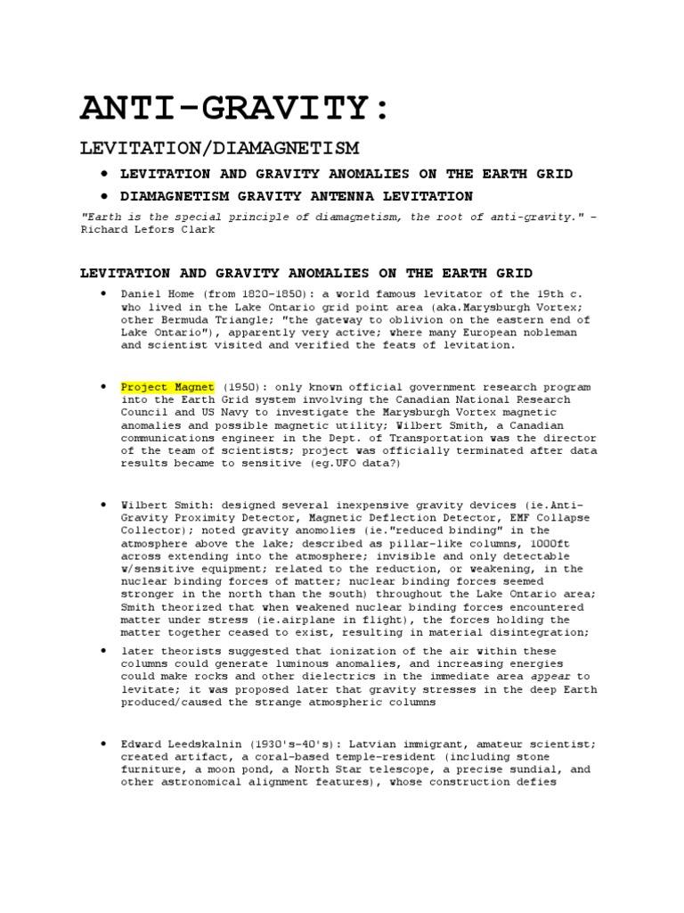 Anti Gravity | PDF | Nikola Tesla | Capacitor