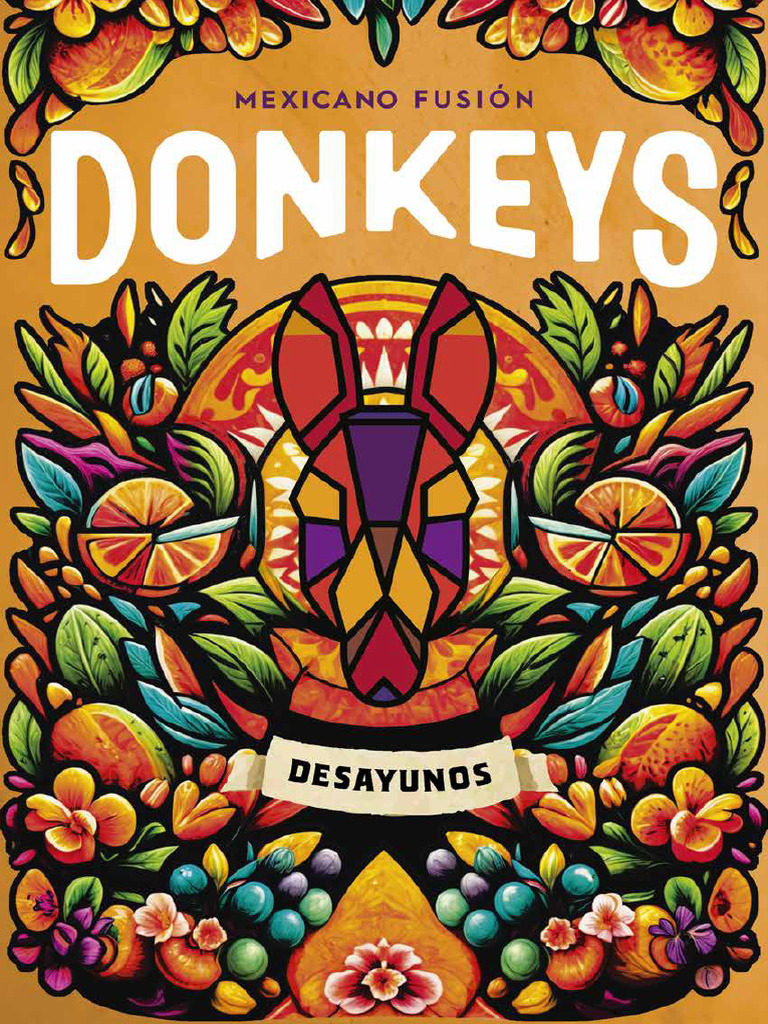 Menu Donkeys | PDF | Cocina occidental | Cocina mexicana