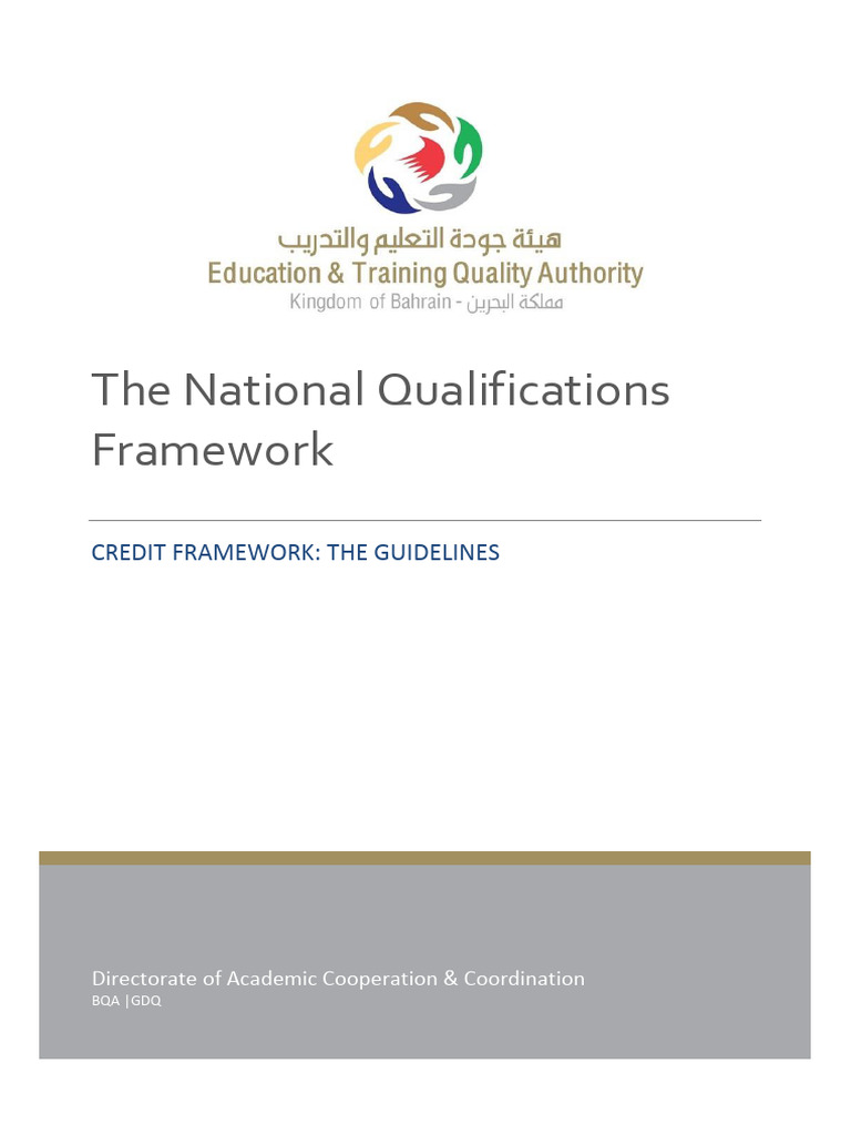 Credit Framework | PDF | Academic Degree | Vocational Education