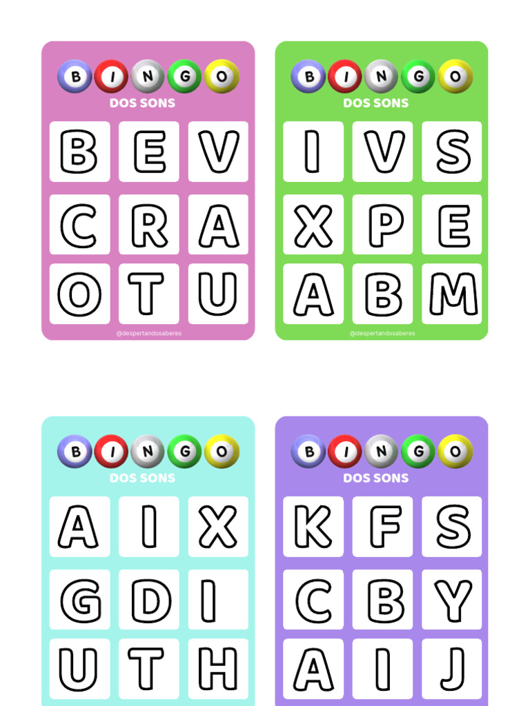 Bingo Dos Sons | PDF