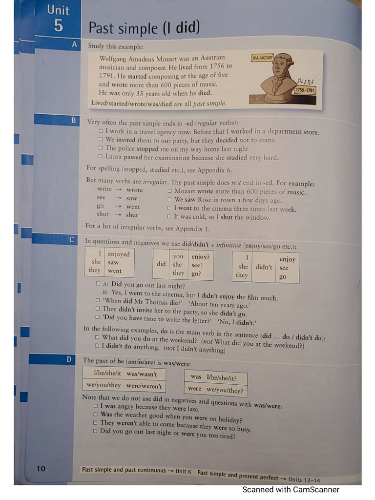 Exercitii Gramatica Past Tense & Present Perfect | PDF