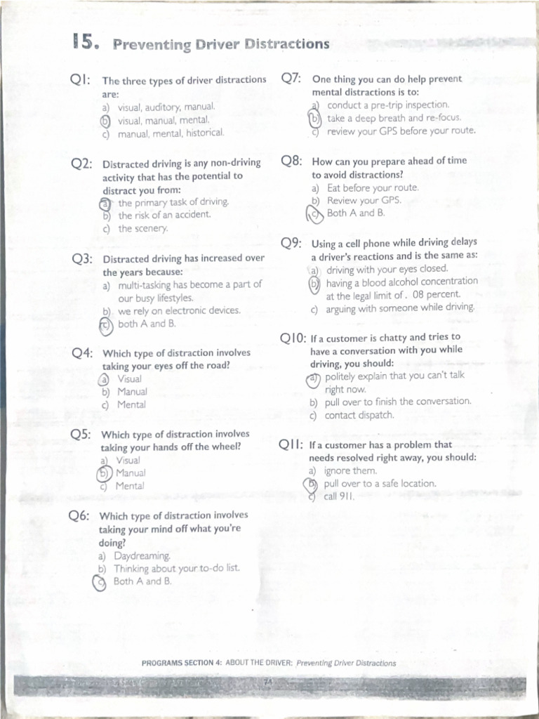 15. Preventing Driver Distractions | PDF