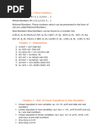Class 10 Maths All Formulas | PDF | Equations | Quadratic Equation