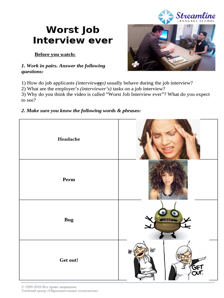 1.3 Worst Job Interview Ever | PDF