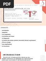 Aspect Échographique Du Kyste Ovarien | PDF | Ovaire | Utérus