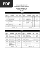 PUP JD Curriculum AY 2020 2021 | PDF | Juris Doctor | Common Law