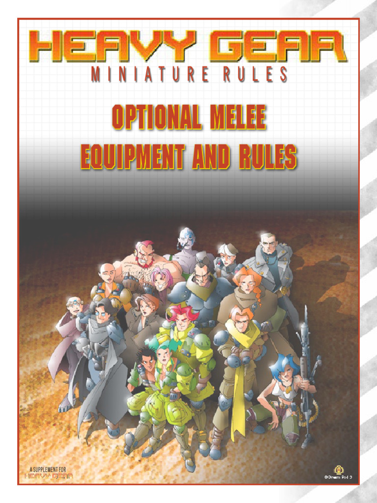 Optional Melee Equipment Rules Guide | PDF | Ammunition | Shield