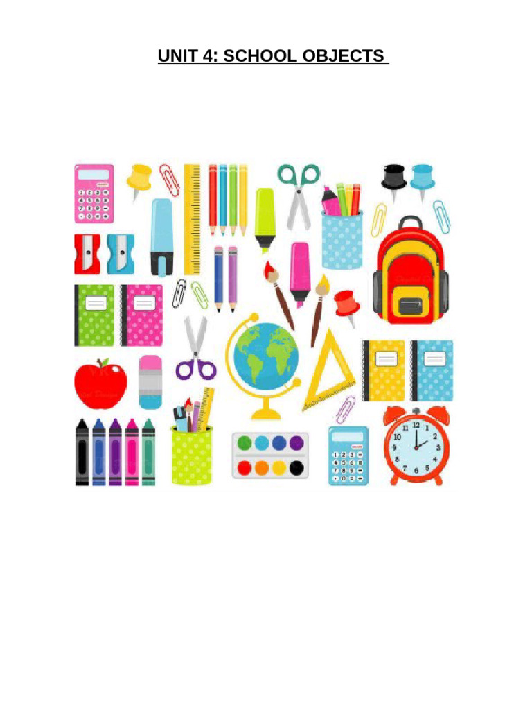 School Objects | PDF