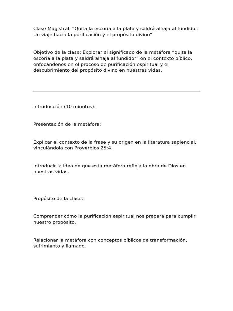 Clase Magistral | PDF | Libro de proverbios | Creencia religiosa y doctrina