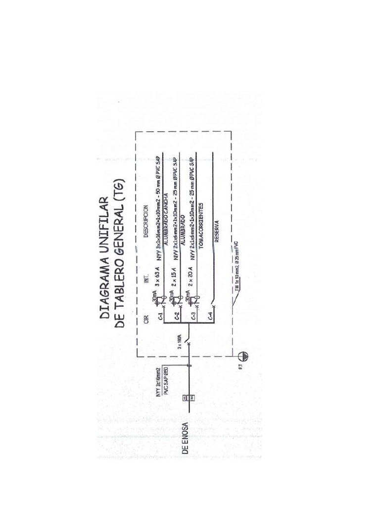 Diagrama Unifilar | PDF