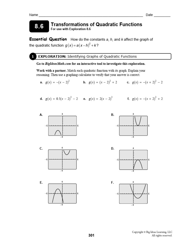 Quadratics Transformations | PDF | Theoretical Computer Science ...