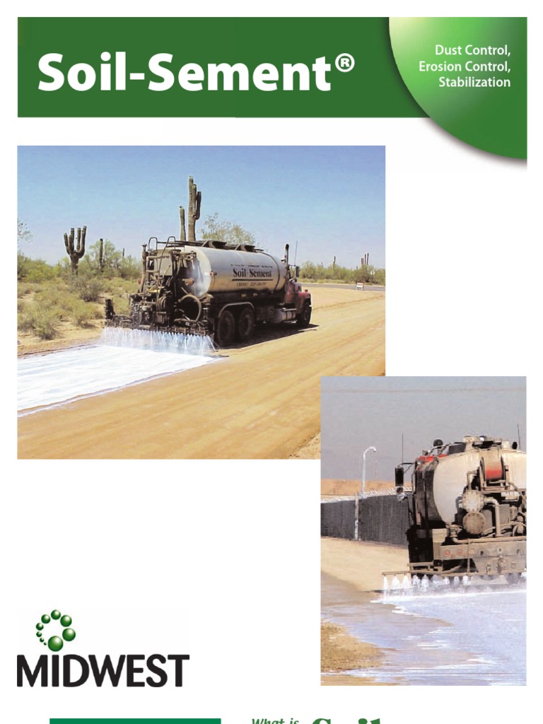 Soil Sement Brochure | PDF | Air Pollution | Particulates