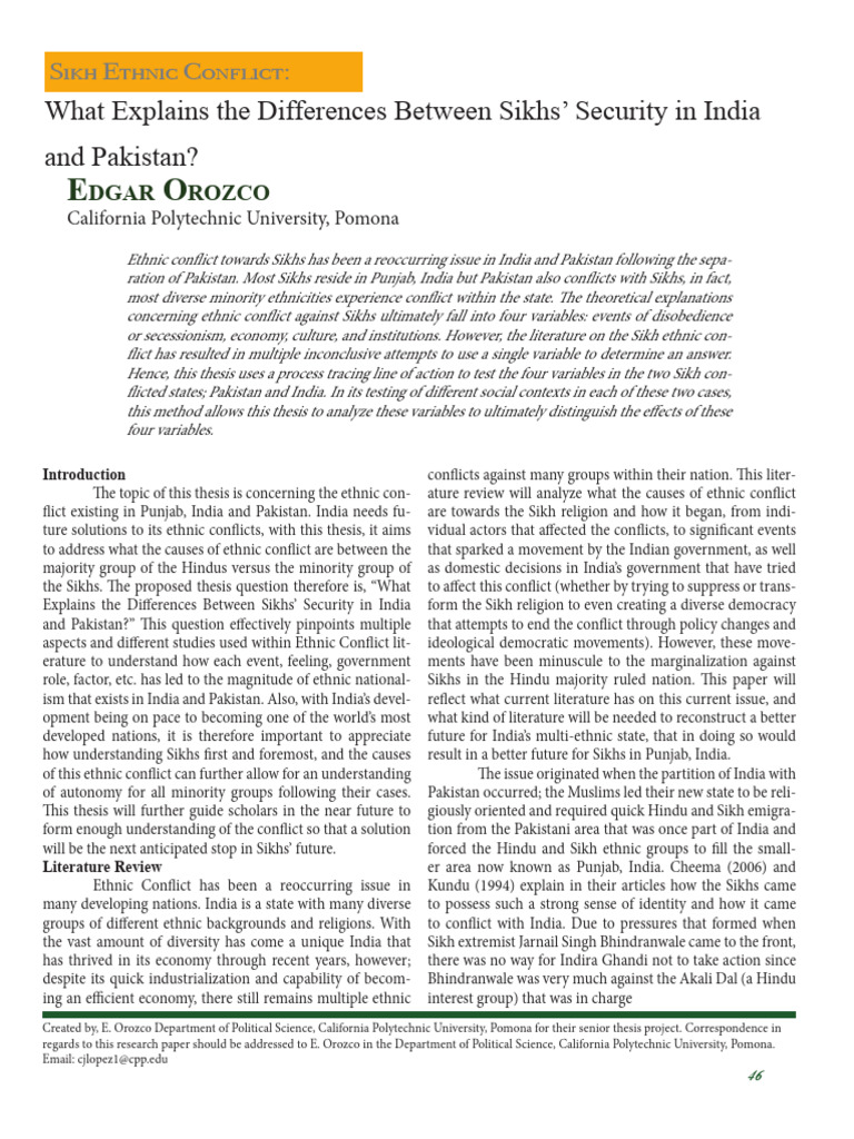 6orozco | PDF | Partition Of India | Pakistan