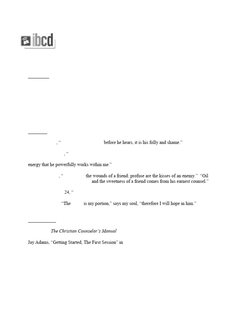 ACBC Counseling Exam Study Guide | PDF | Twelve Step Program ...