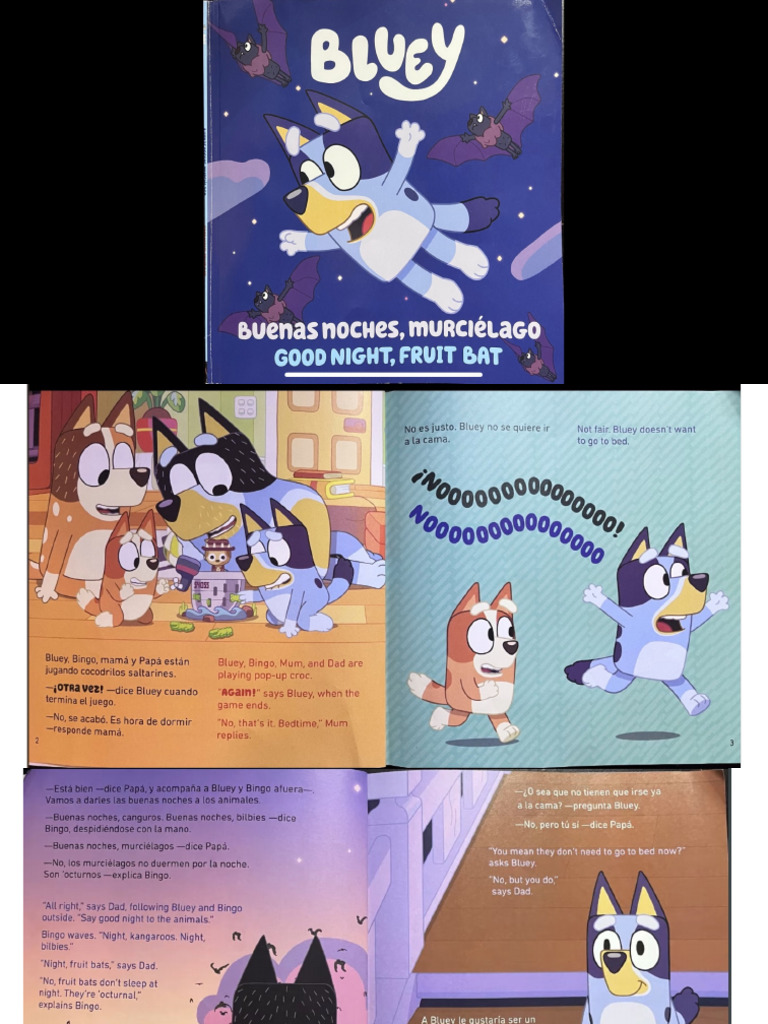 Murcielago de la fruta BLUEY | PDF