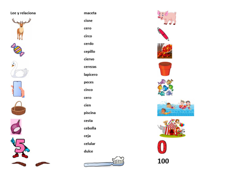 Juego de Palabras con "C" | PDF