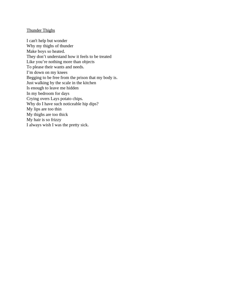 Extra Credit Poem Copy | PDF