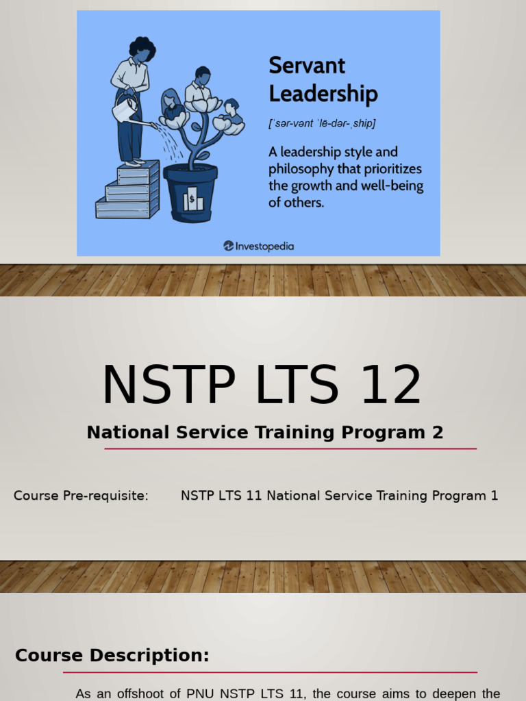 NSTP LTS 12 Session 1 | PDF | Learning | Critical Thinking