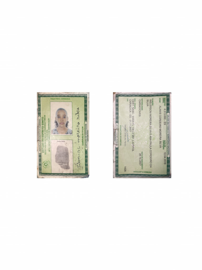 Documento de Identidade 8 de Jan. de 2025 | PDF