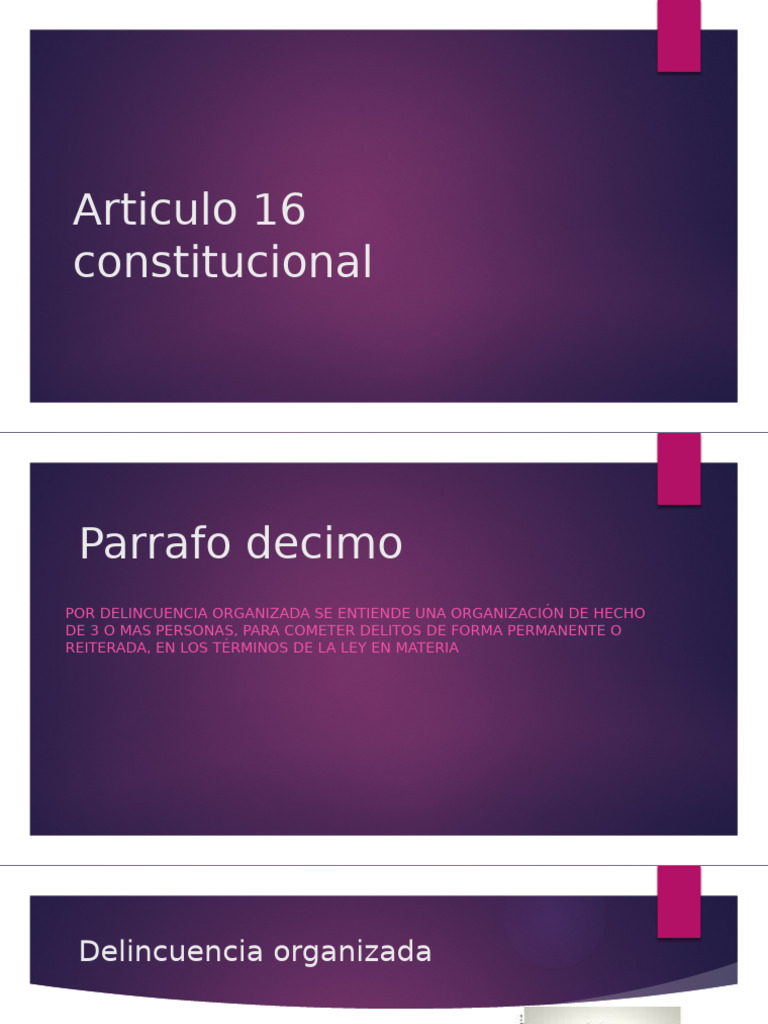 Articulo 16 constitucional | PDF