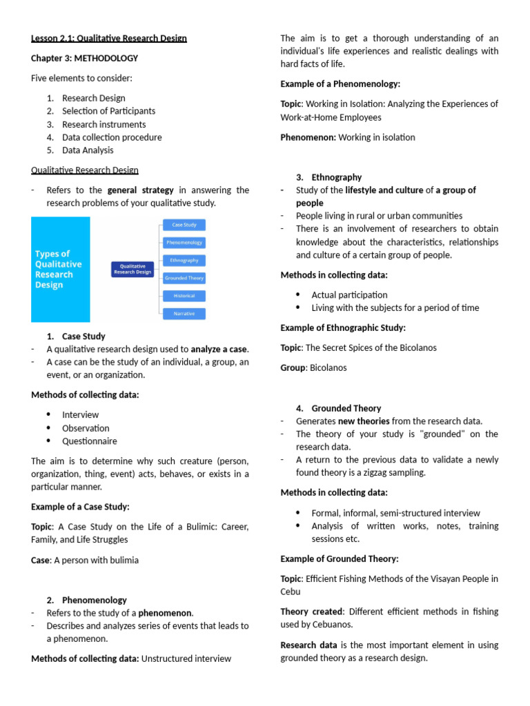 Qualitative Research Design Overview | PDF | Qualitative Research | Science