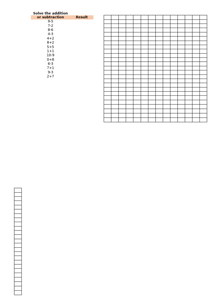 Addition&Subtract | PDF