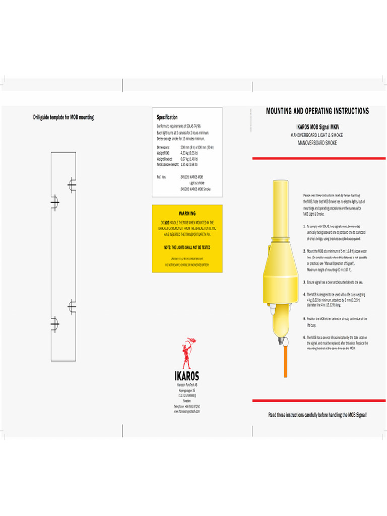 Ikaros Mob Manual 1 | PDF