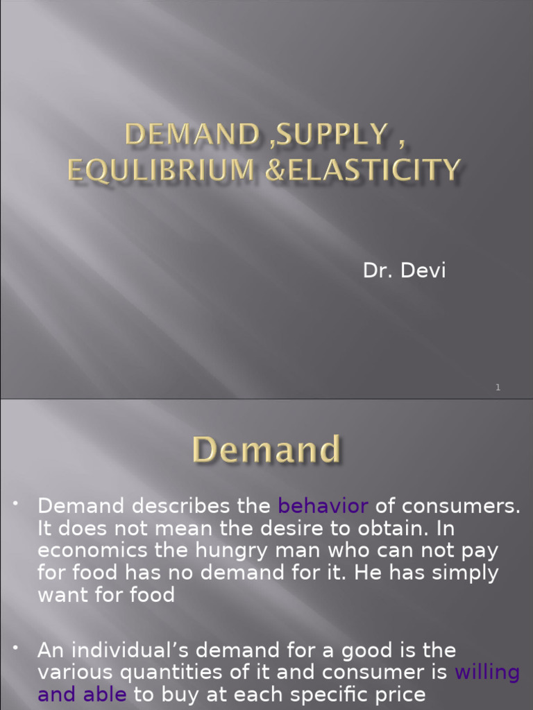 demand analysis UG | PDF | Demand | Elasticity (Economics)