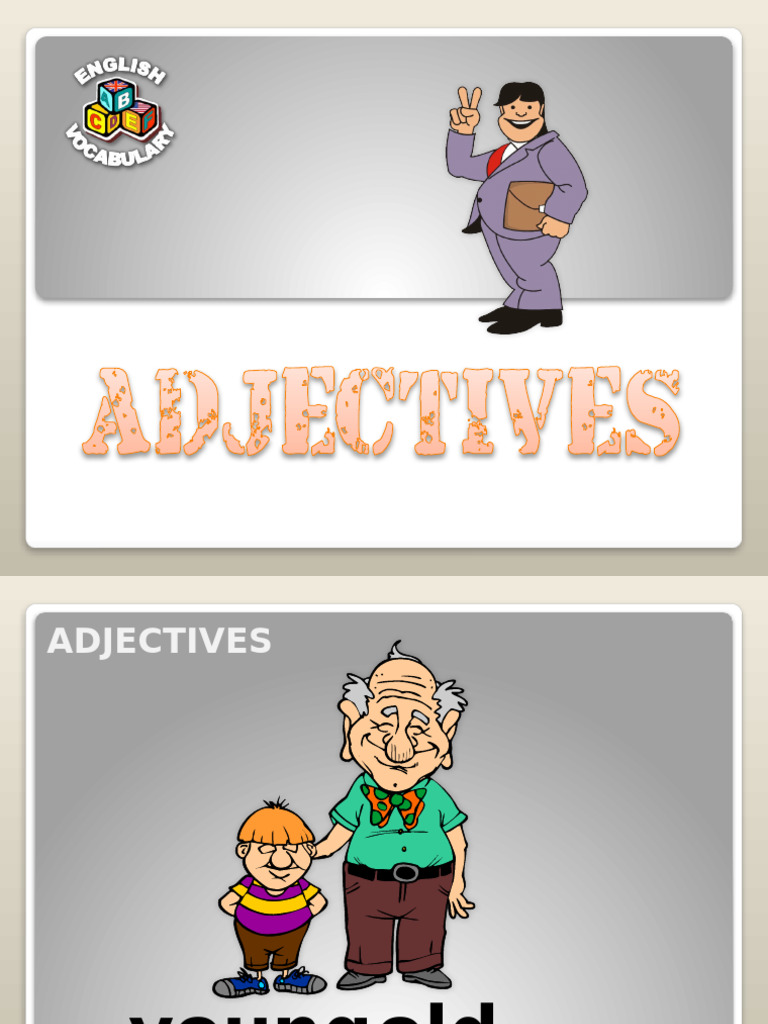 Adjectives PPT Flashcards Fun Activities | PDF