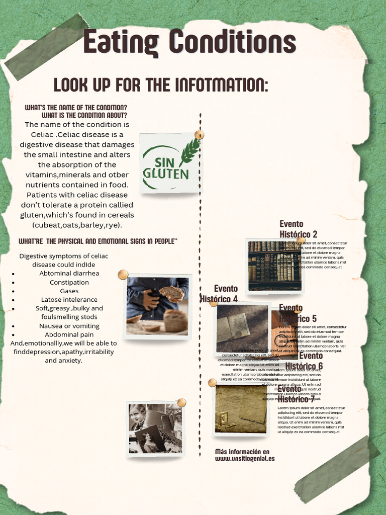 Cartel Póster Cronología Historia Scrapbook Marrón | PDF | Coeliac ...