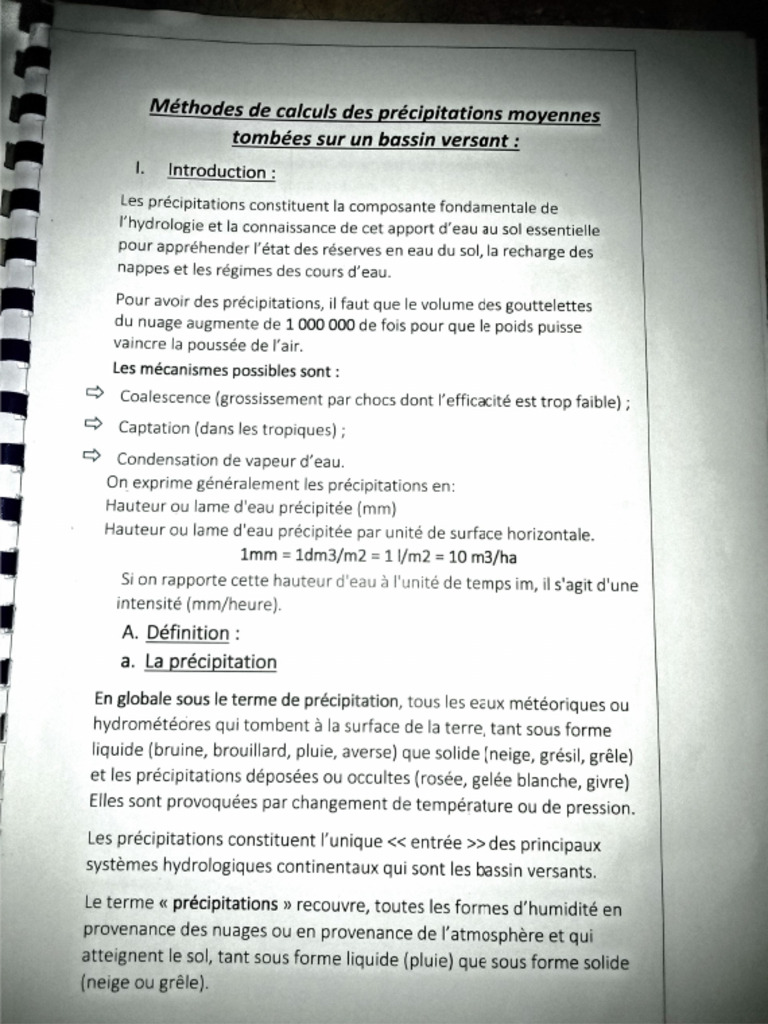 Hydrologie Groupe 2 | PDF