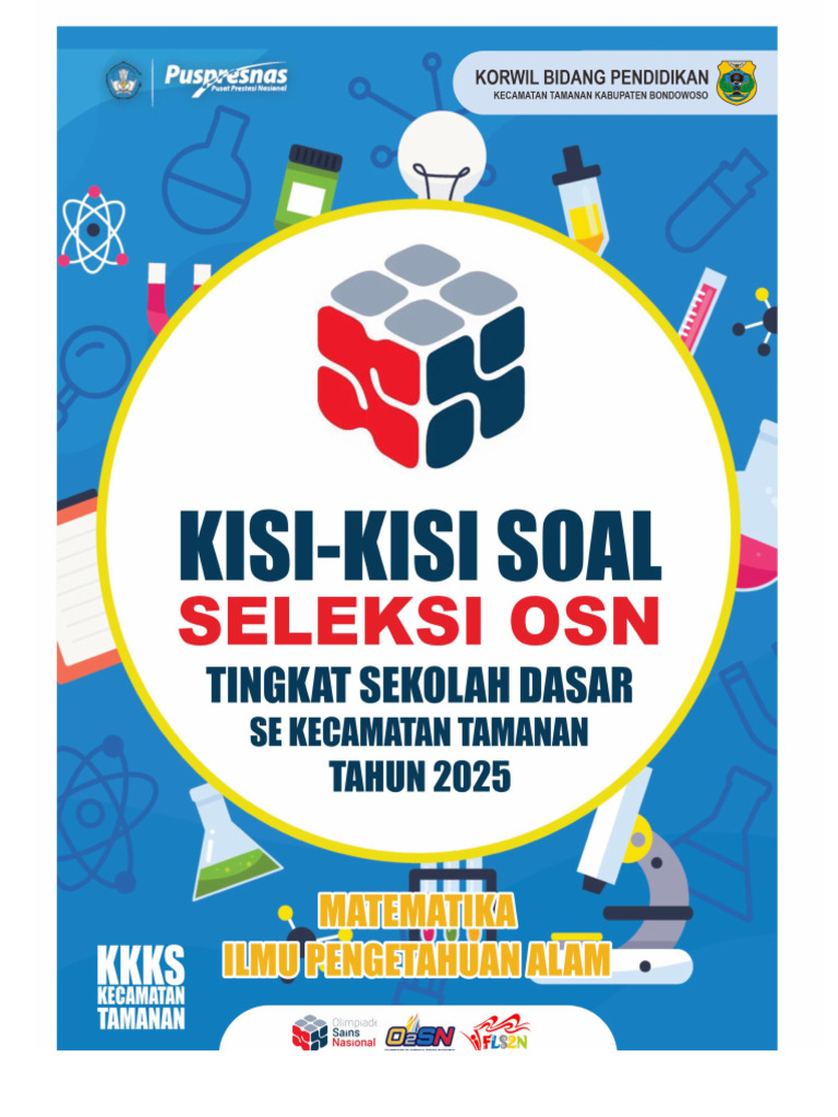 KISI-KISI Materi Seleksi OSN Tingkat SD Kec Tamanan 2025 | PDF