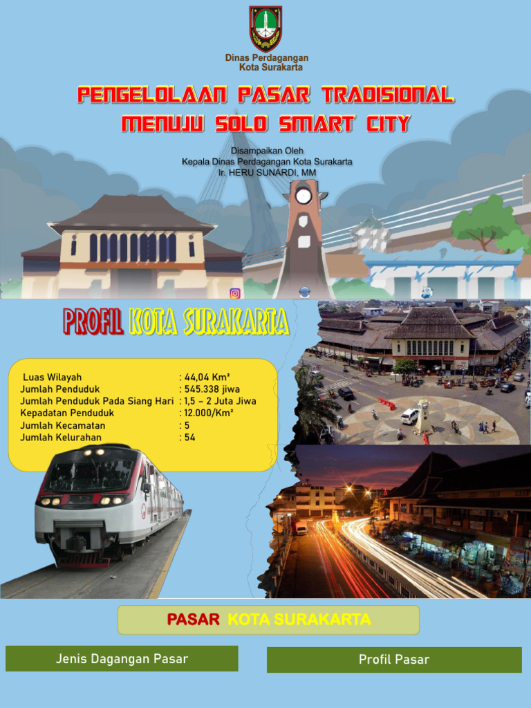 Pengelolaan Pasar Tradisional Menuju Solo Smart City 2023 | PDF