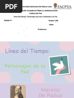 Personajes Históricos por la Paz | PDF | Paz | Mahatma Gandhi