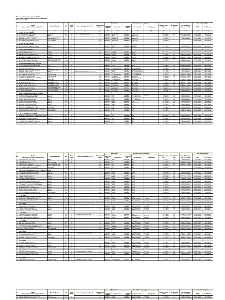 DARBats Personnel Strength June 2024 | PDF
