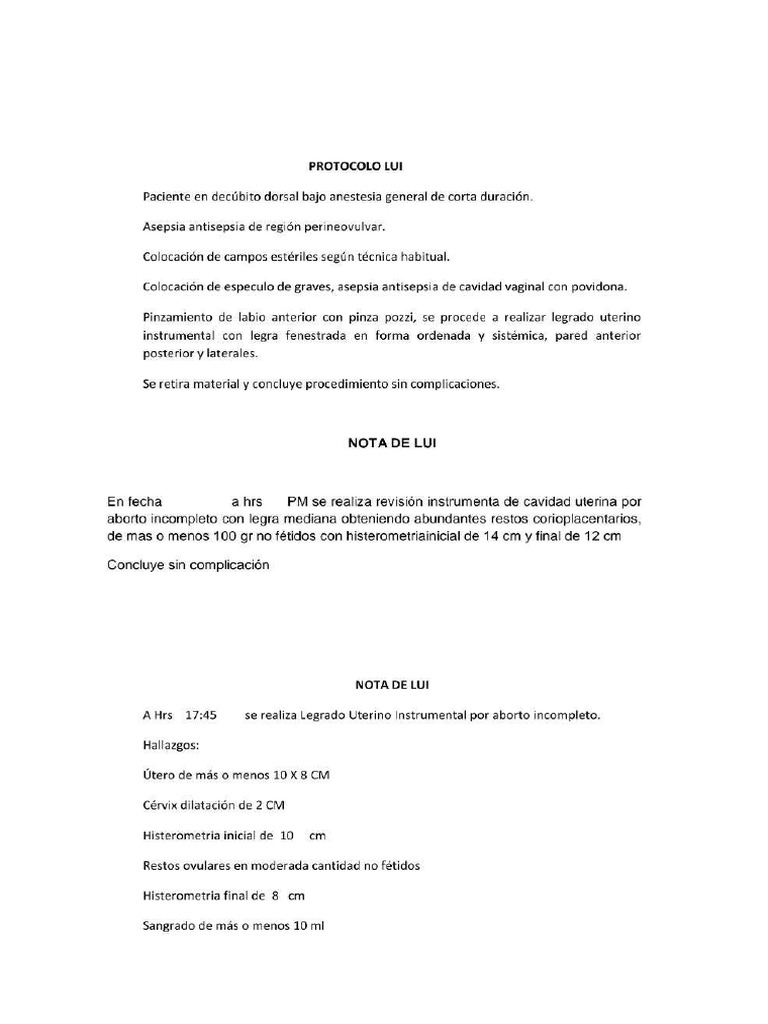 Protocolo y Nota Lui - 1 | PDF