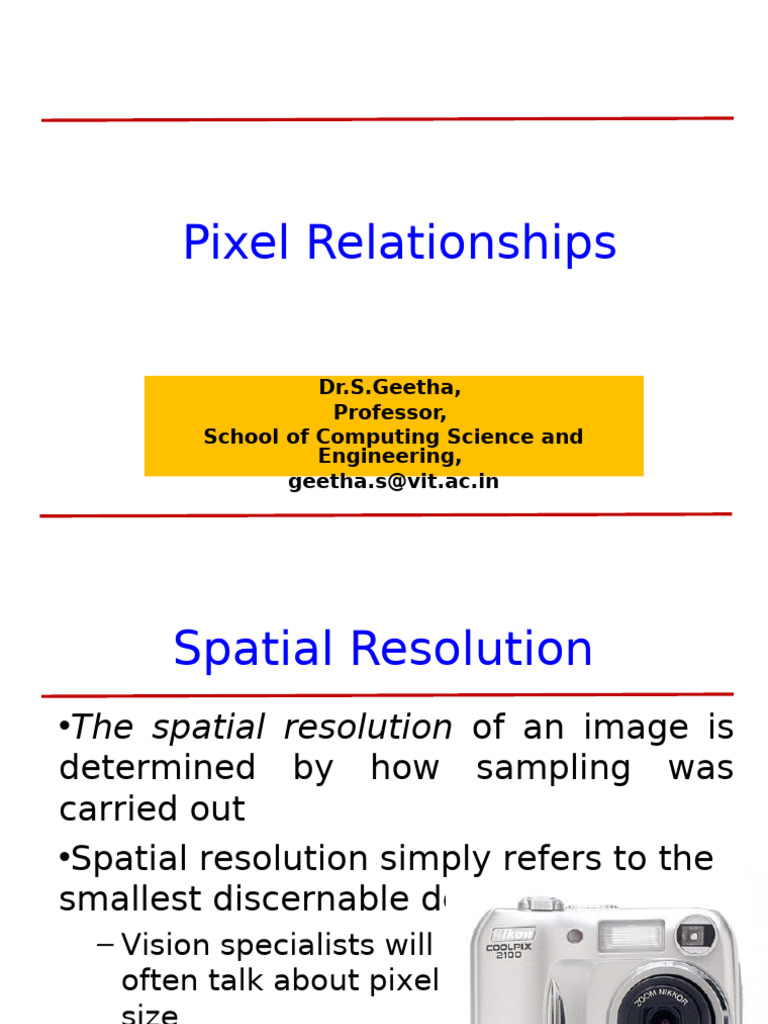 Pixel Relationships | PDF | Image Resolution | Mathematics