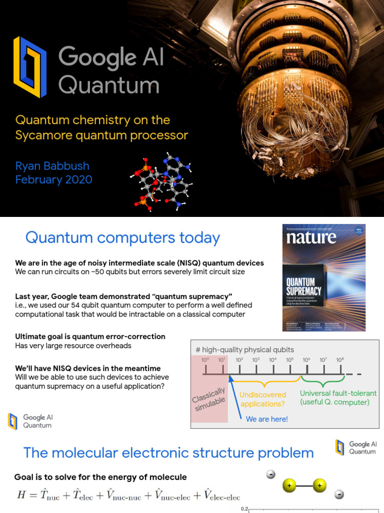 Ryanbabbushslidesqw20 1 | PDF | Quantum Computing | Theoretical Computer Science