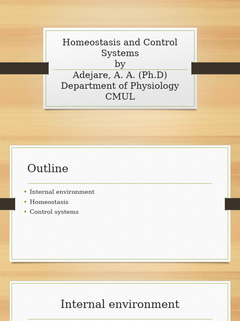 Online 3 Homeostasis and Control System | PDF | Homeostasis | Human Body