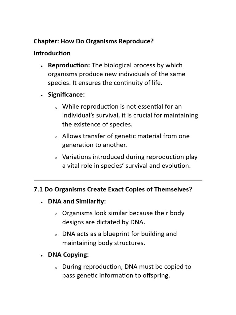 CHP 7-Reproduction Grade 10 Bio Notes | PDF | Plant Reproduction ...