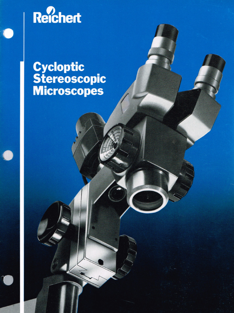 Reichert Cycloptic Stereoscopic Microscopes Brochure 1985 | PDF