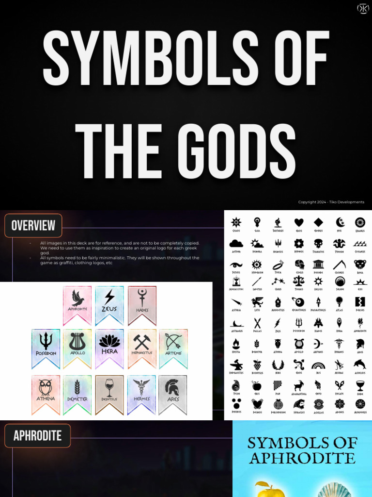 Minimalistic Greek God Symbols Design | PDF