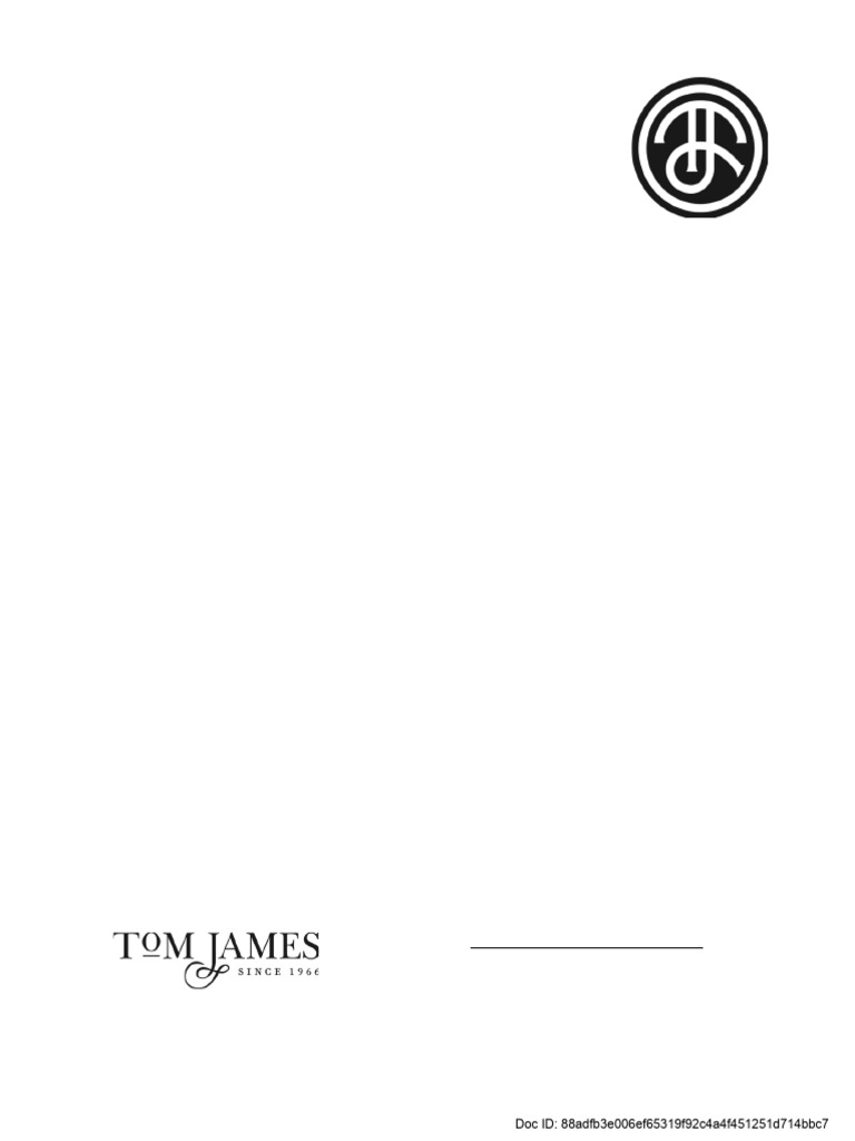 Tom James Offer For Anna Gerdes | PDF | Business | Economies