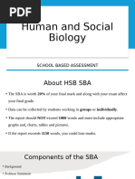 HSB SBA Topic Ideas for CSEC 2025 | PDF