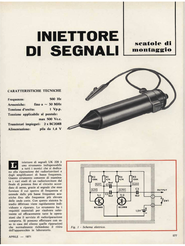 Amtron UK220 - Signal Injector | PDF