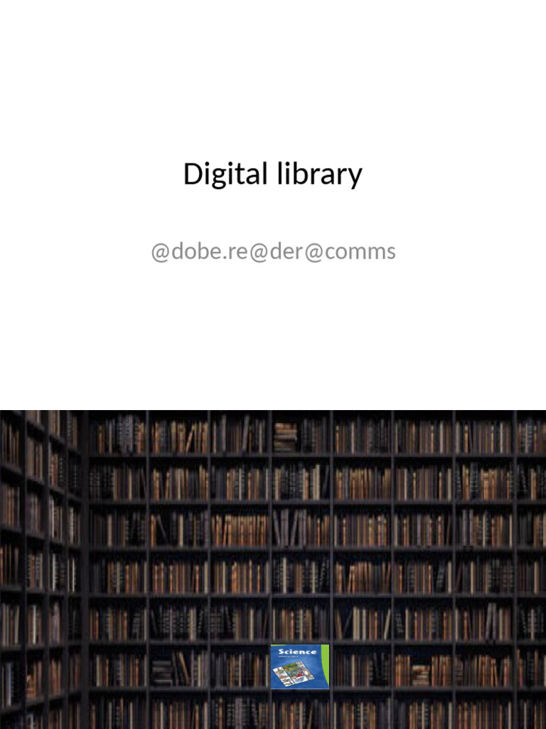 Digital library | PDF